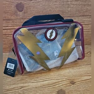 Bioworld | Bags | Dc Comics The Flash 3 Piece Cosmetic Toiletry Make Up ...